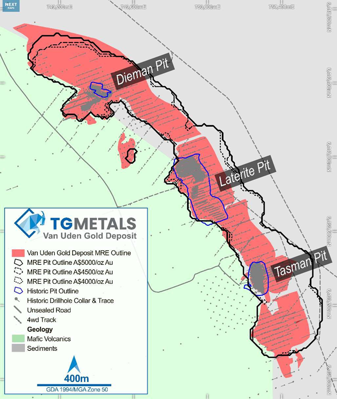 Van Uden Gold Project - TG Metals